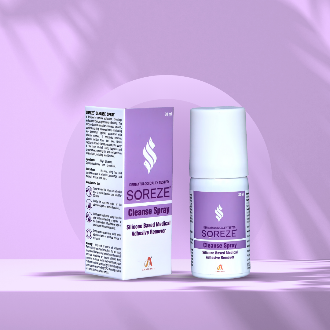 Buy Soreze Cleanse Spray Online | Sting-Free Medical Adhesive Remover