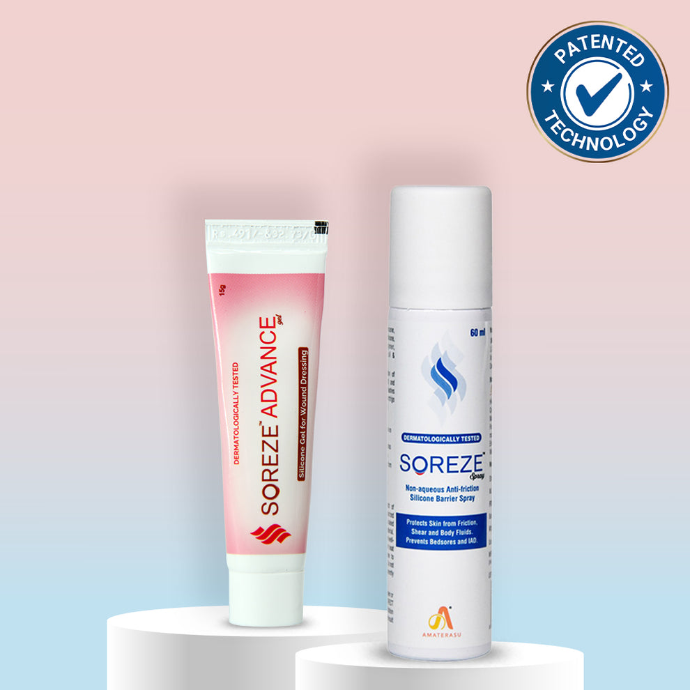 Soreze Advance Gel & Spray Combo Pack Online | Bedsore Care Products